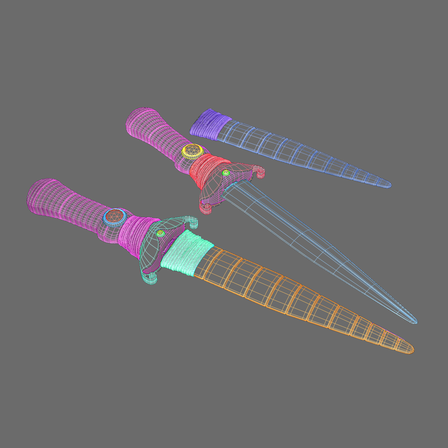 ArtStation - Dagger Sword | Resources
