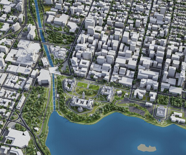 ArtStation - Ottawa - 3D city model | Resources