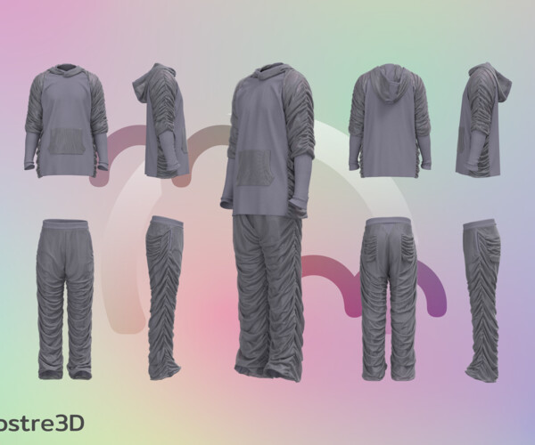 ArtStation - (Menswear) Mesh tracksuit | Resources