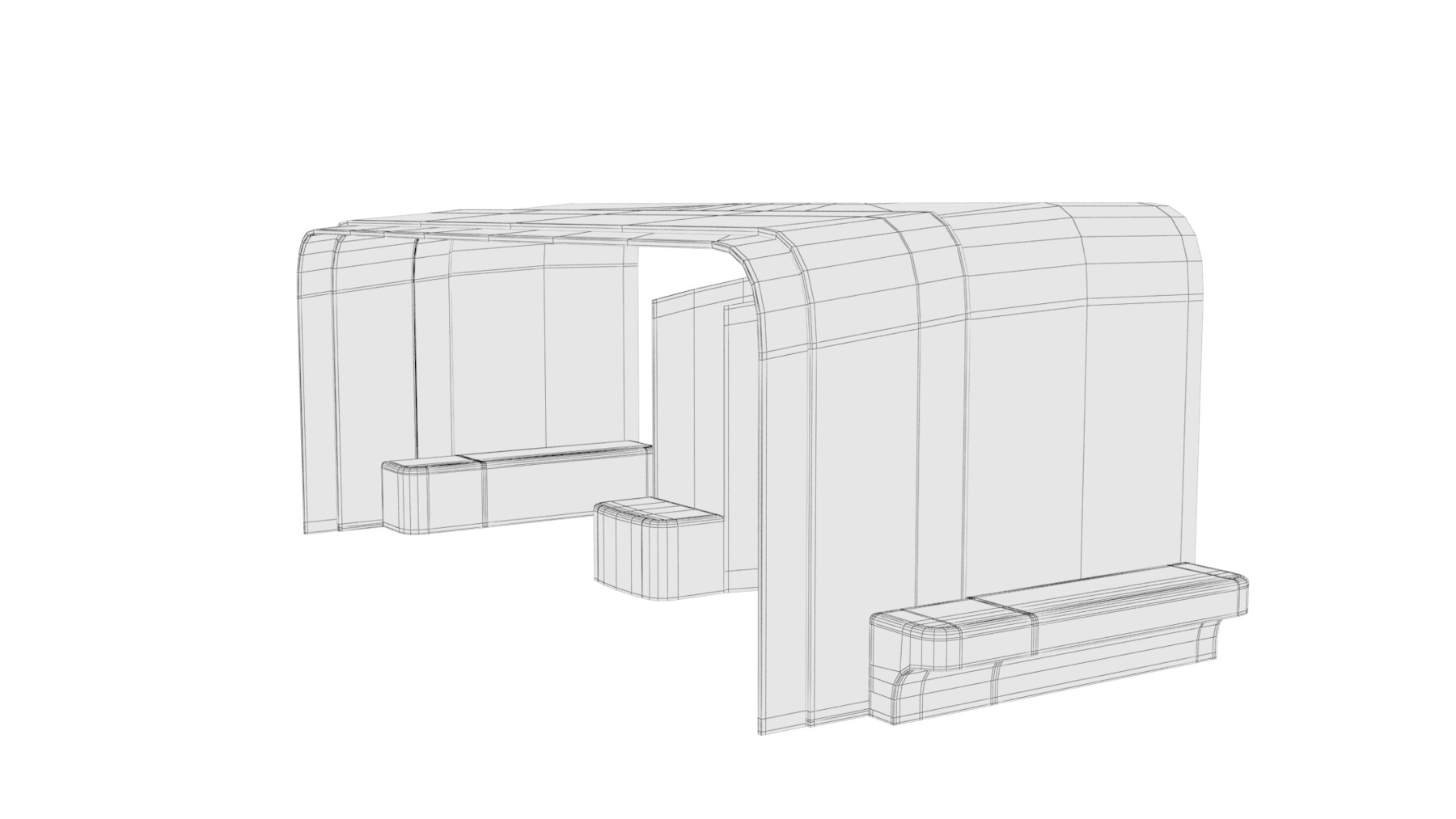 ArtStation - Modern Bus stop 5 | Game Assets