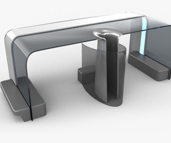 ArtStation - Modern Bus stop 5 | Game Assets