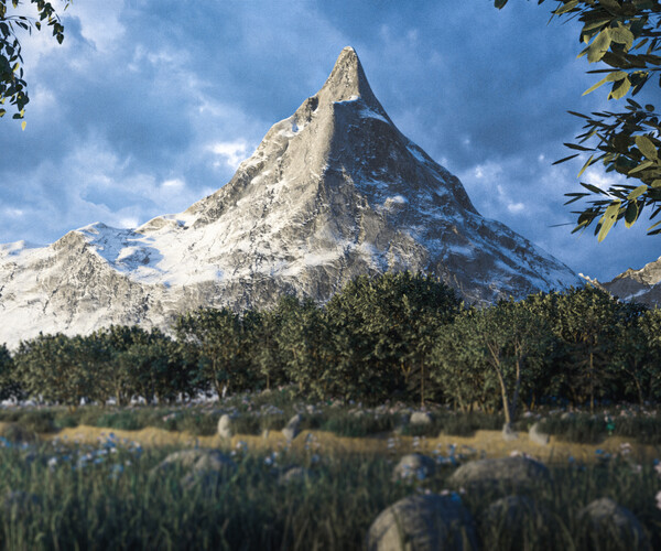 ArtStation - Create Realistic Looking Forests in Blender | Tutorials