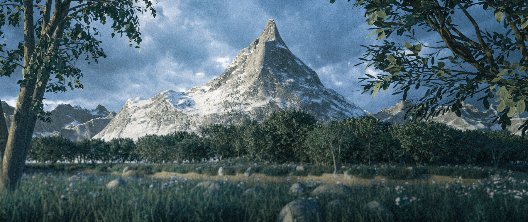 ArtStation - Create Realistic Looking Forests in Blender | Tutorials