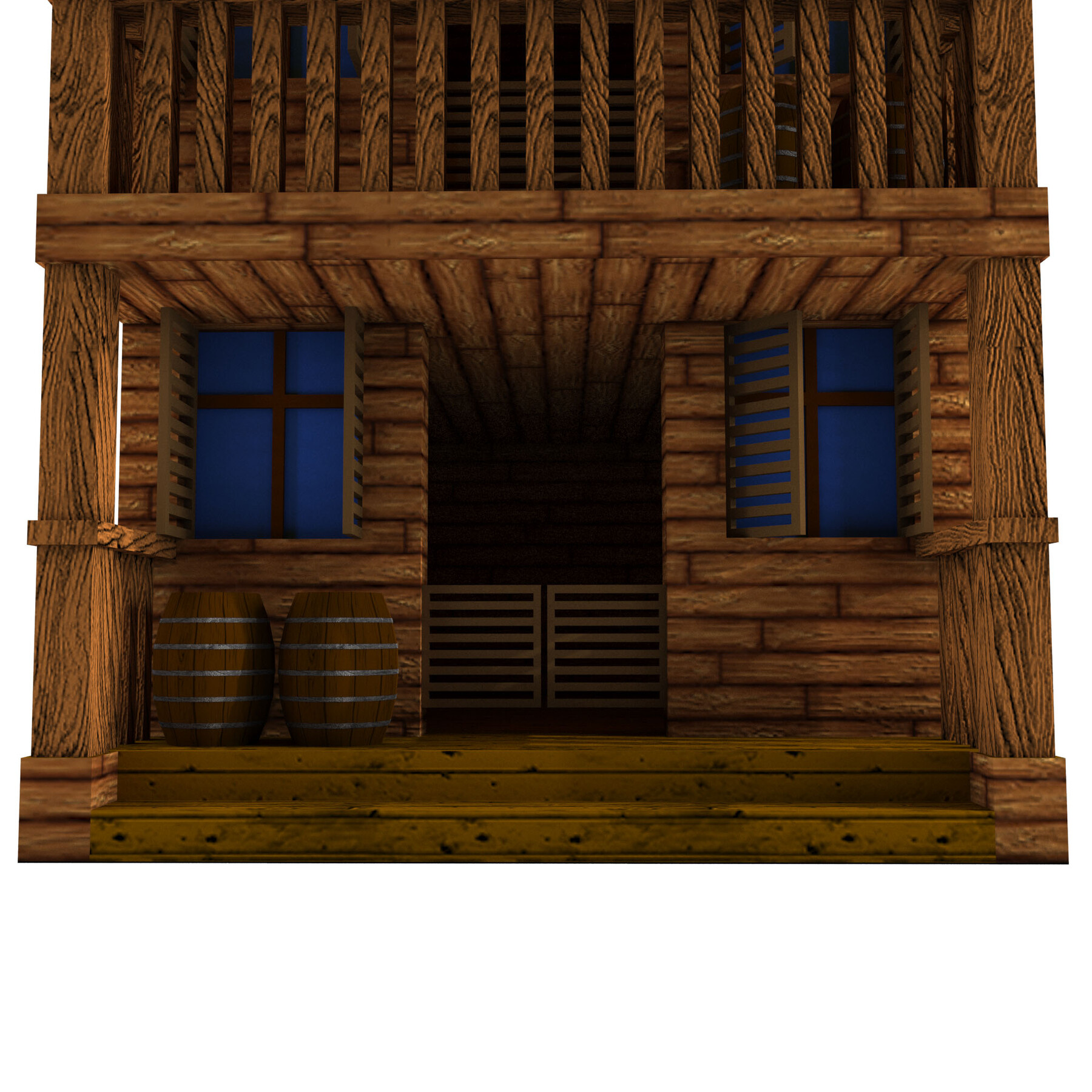 ArtStation - Cowboy house big | Game Assets