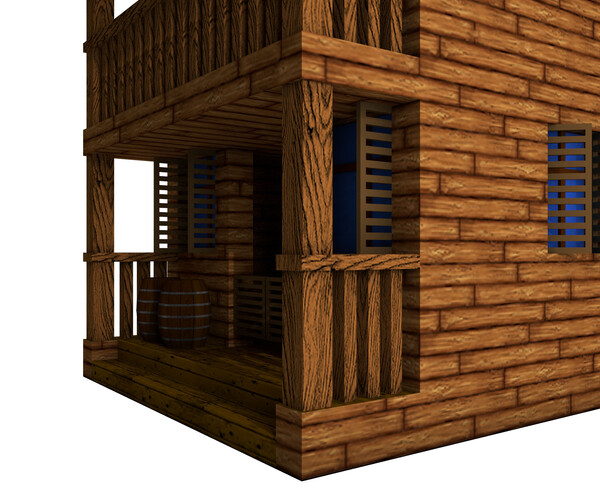 ArtStation - Cowboy house big | Game Assets