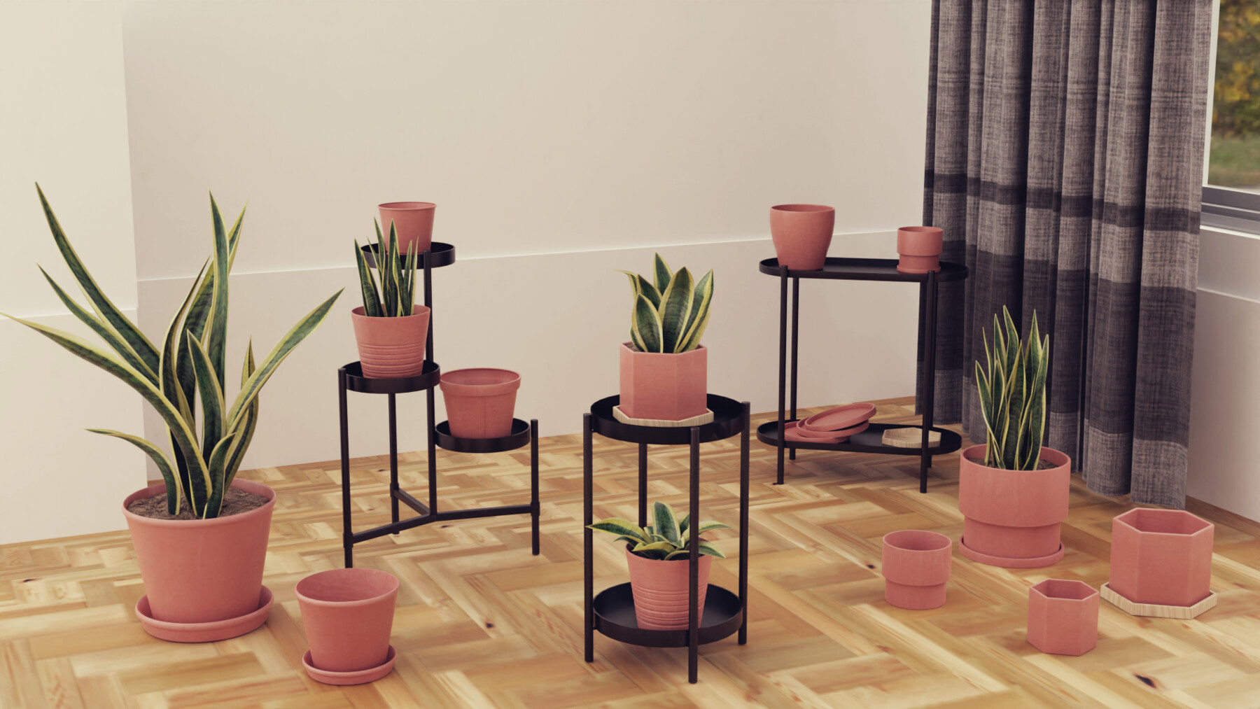 ArtStation - Plants pots collection vol 01 | Game Assets