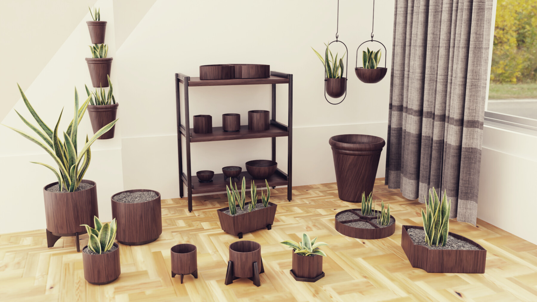ArtStation - Plants pots collection vol 02 | Game Assets