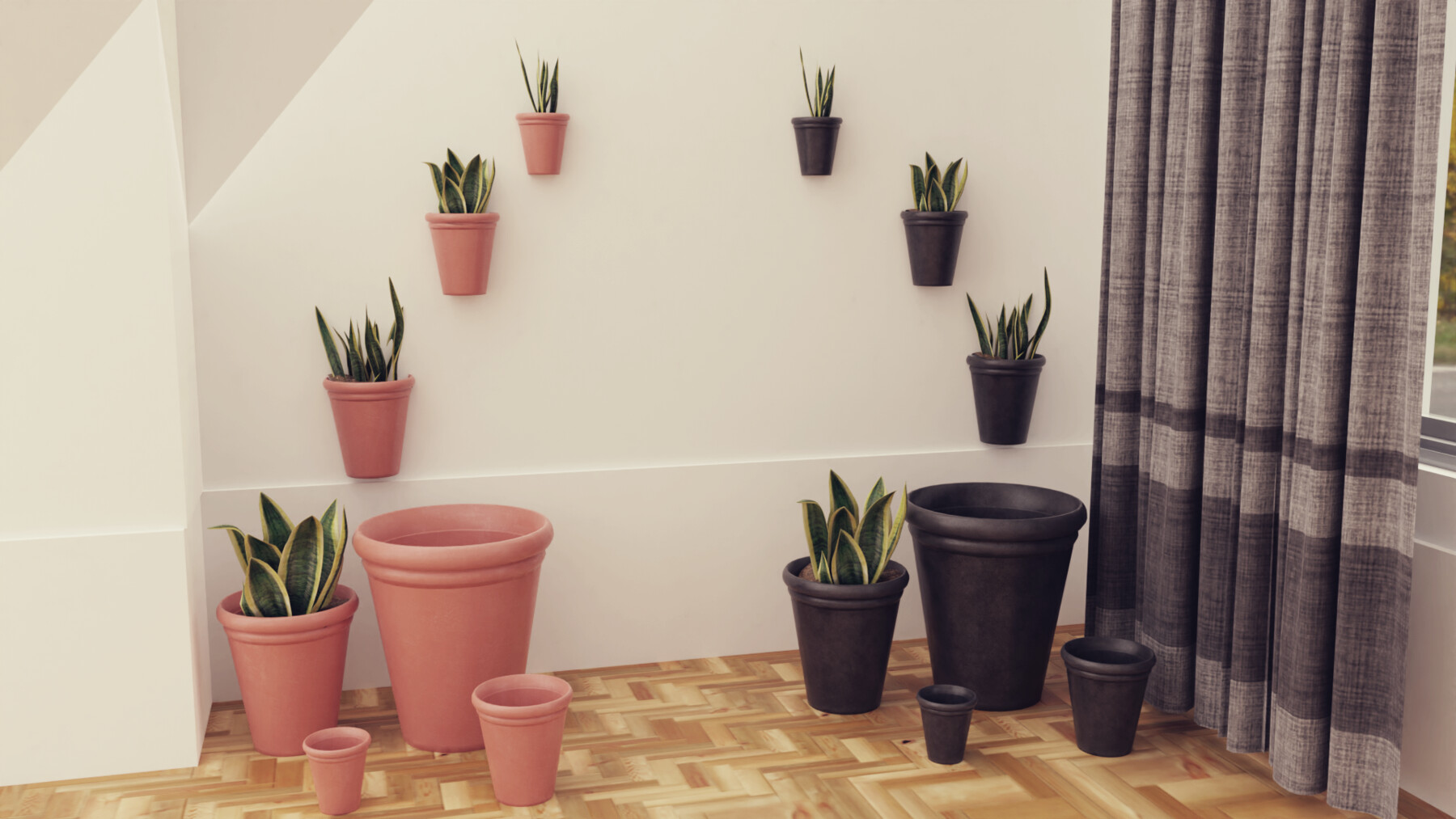 ArtStation - Plants pots collection vol 02 | Game Assets