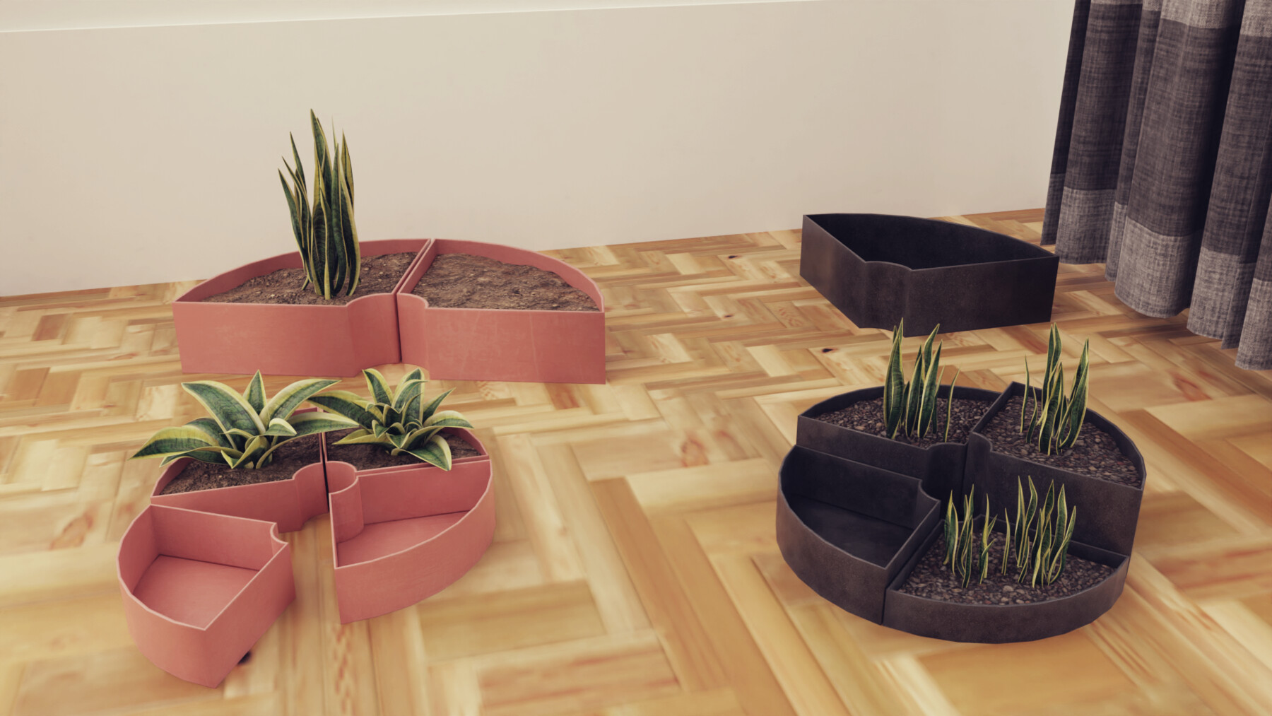 ArtStation - Plants pots collection vol 02 | Game Assets
