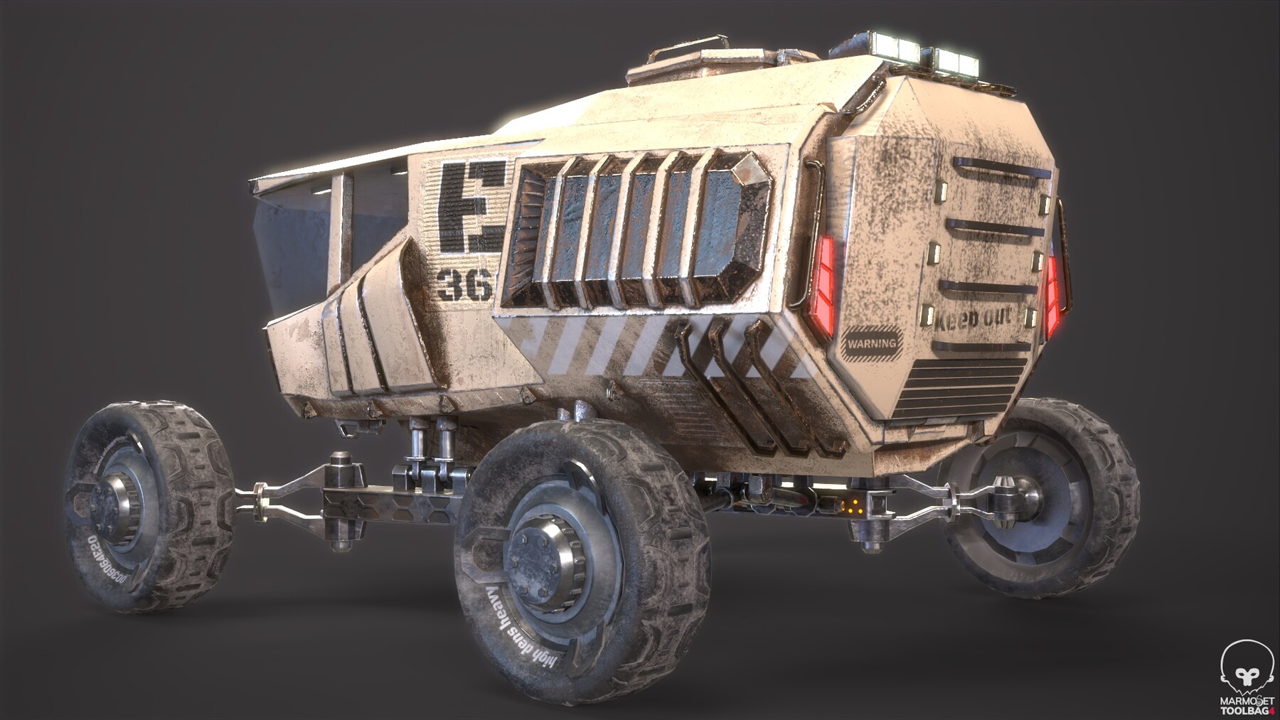 ArtStation - E360 heavy duty truck | Game Assets