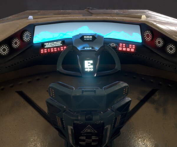 ArtStation - E360 heavy duty truck | Game Assets