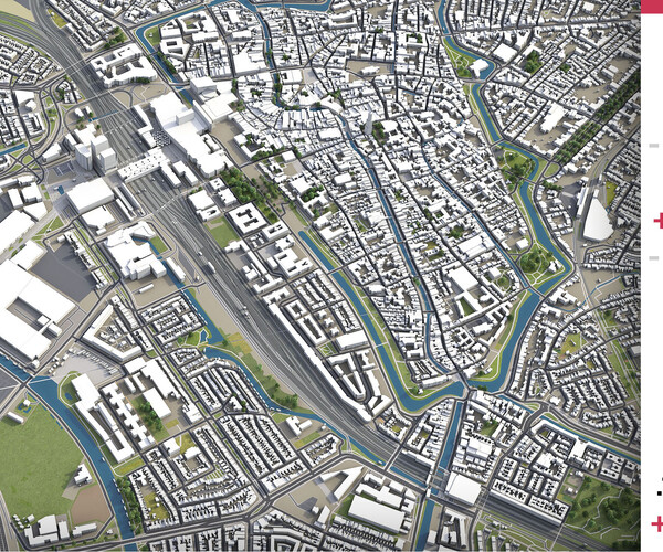 ArtStation - Utrecht - 3D city model | Resources