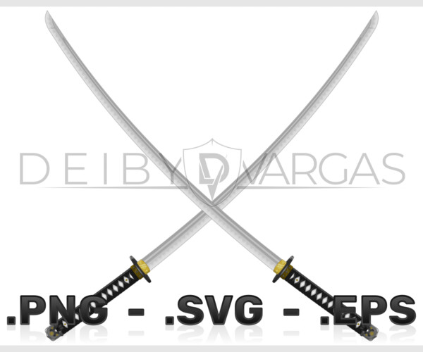 ArtStation - Samurai katana swords vector design | Artworks