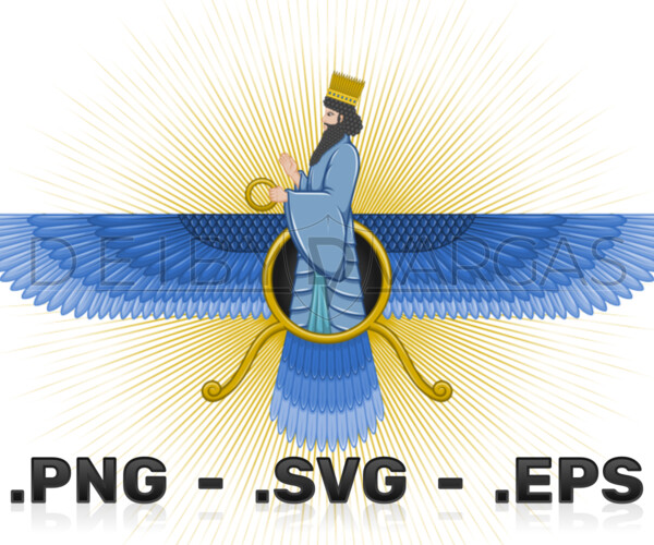 ArtStation - Zoroastrianism symbol vector design | Artworks