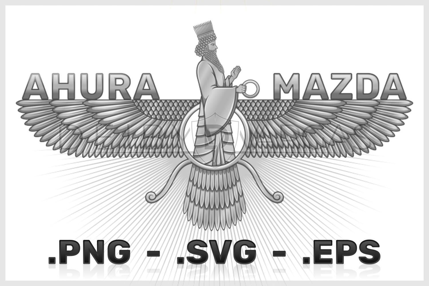 ArtStation - Zoroastrianism symbol vector design | Artworks