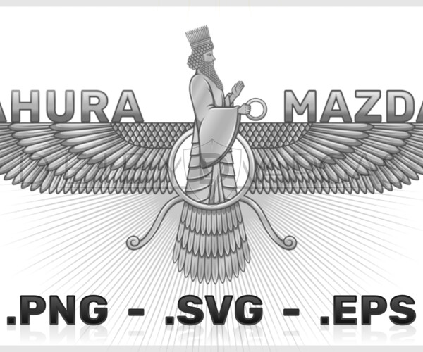 ArtStation - Zoroastrianism symbol vector design | Artworks