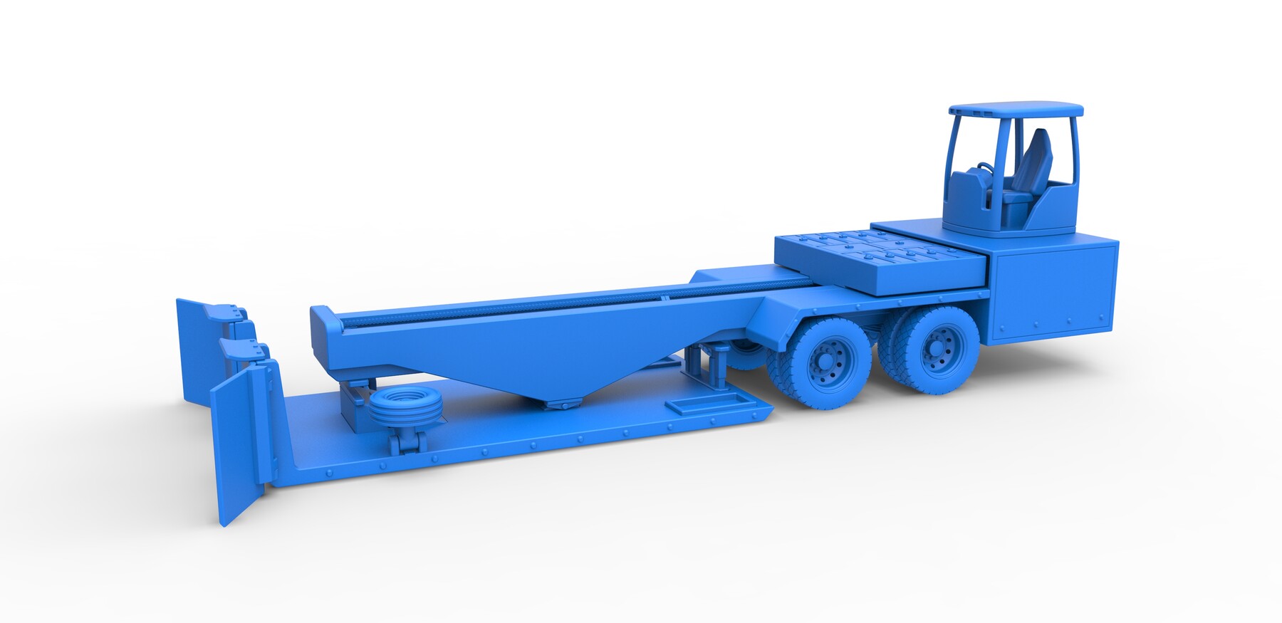 ArtStation - 3D printable Diecast tractor pulling sled Scale 1 to 25 ...