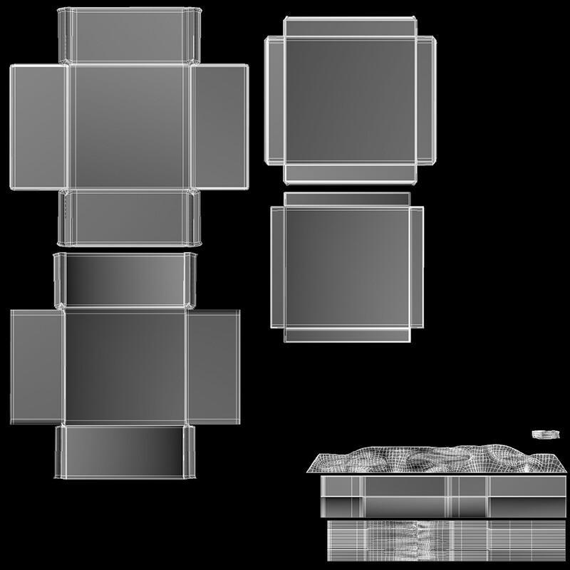 ArtStation - Gift boxes set - 3 box shapes | Resources