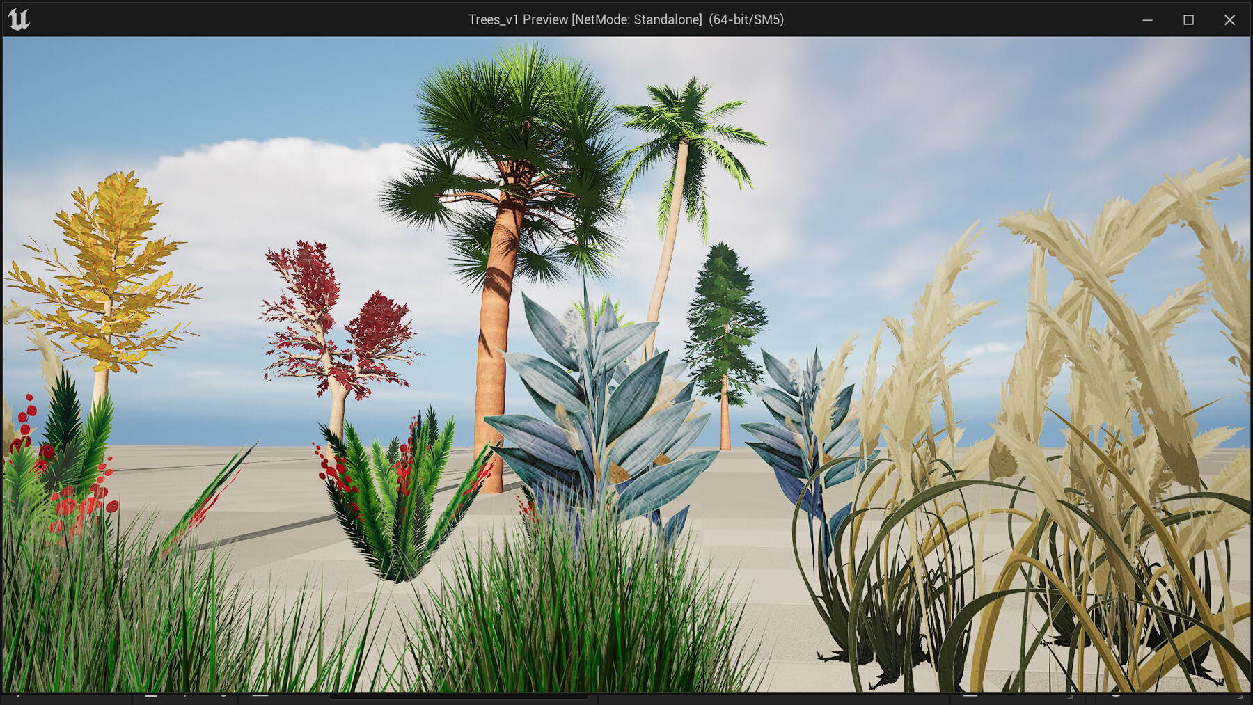 ArtStation - Palm And Grass | Game Assets