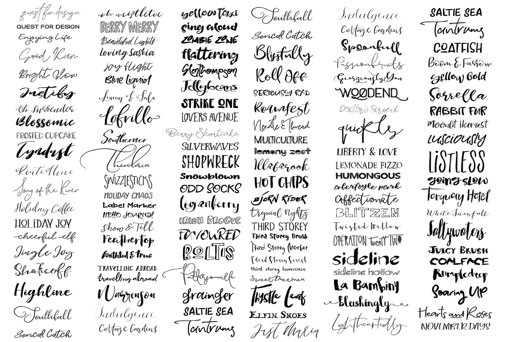 ArtStation - 1100 Awesome Handwritten Font Bundle, Handwritten Text ...
