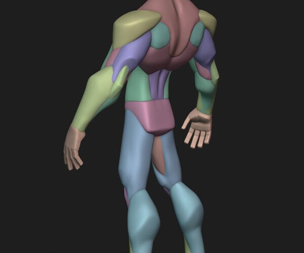 ArtStation - Infinity Hero Anatomy Blockout | Resources