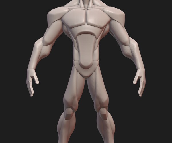 ArtStation - Infinity Hero Anatomy Blockout | Resources
