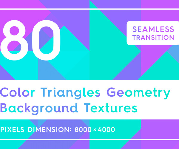 ArtStation - 80 Color Triangles Geometry Background Textures | Artworks