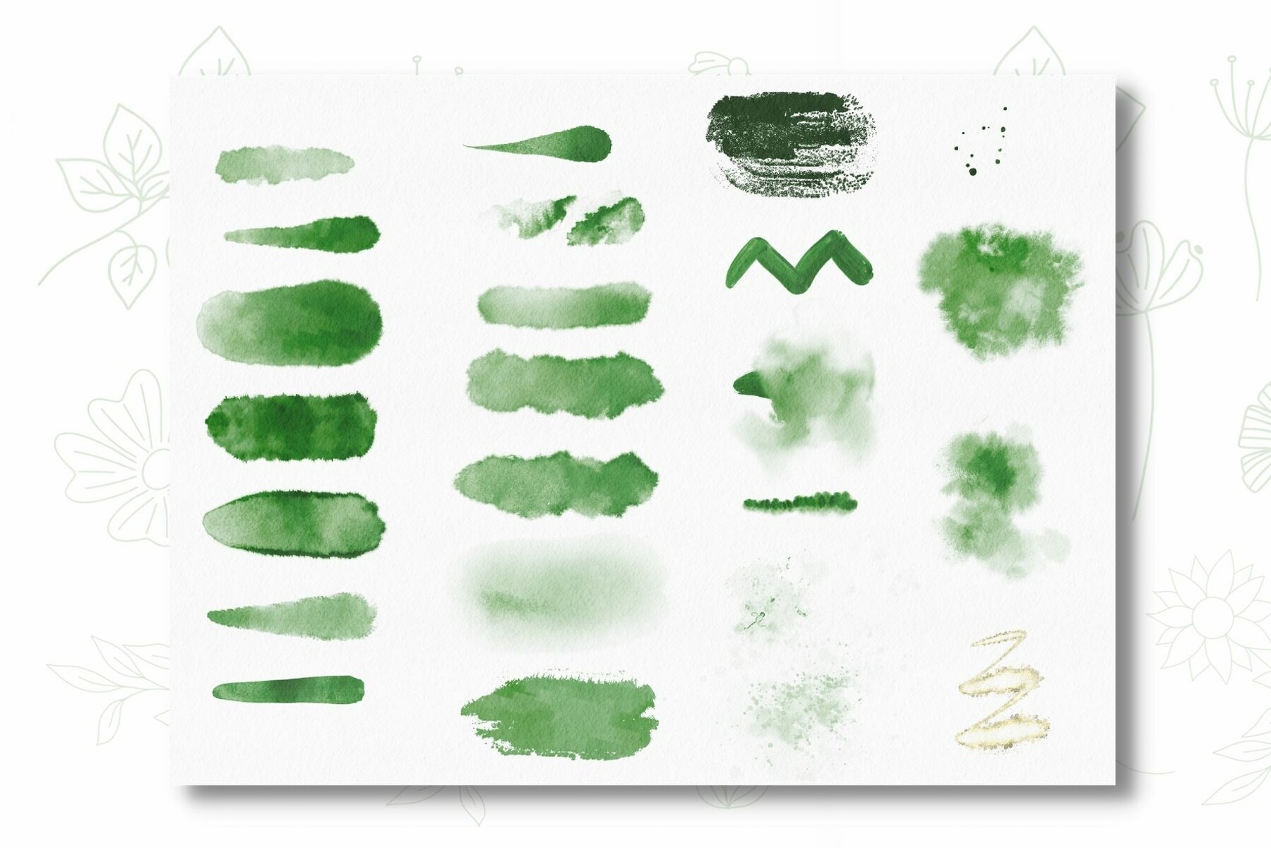 ArtStation - 100 Realistic Watercolor Procreate Brushes | Brushes