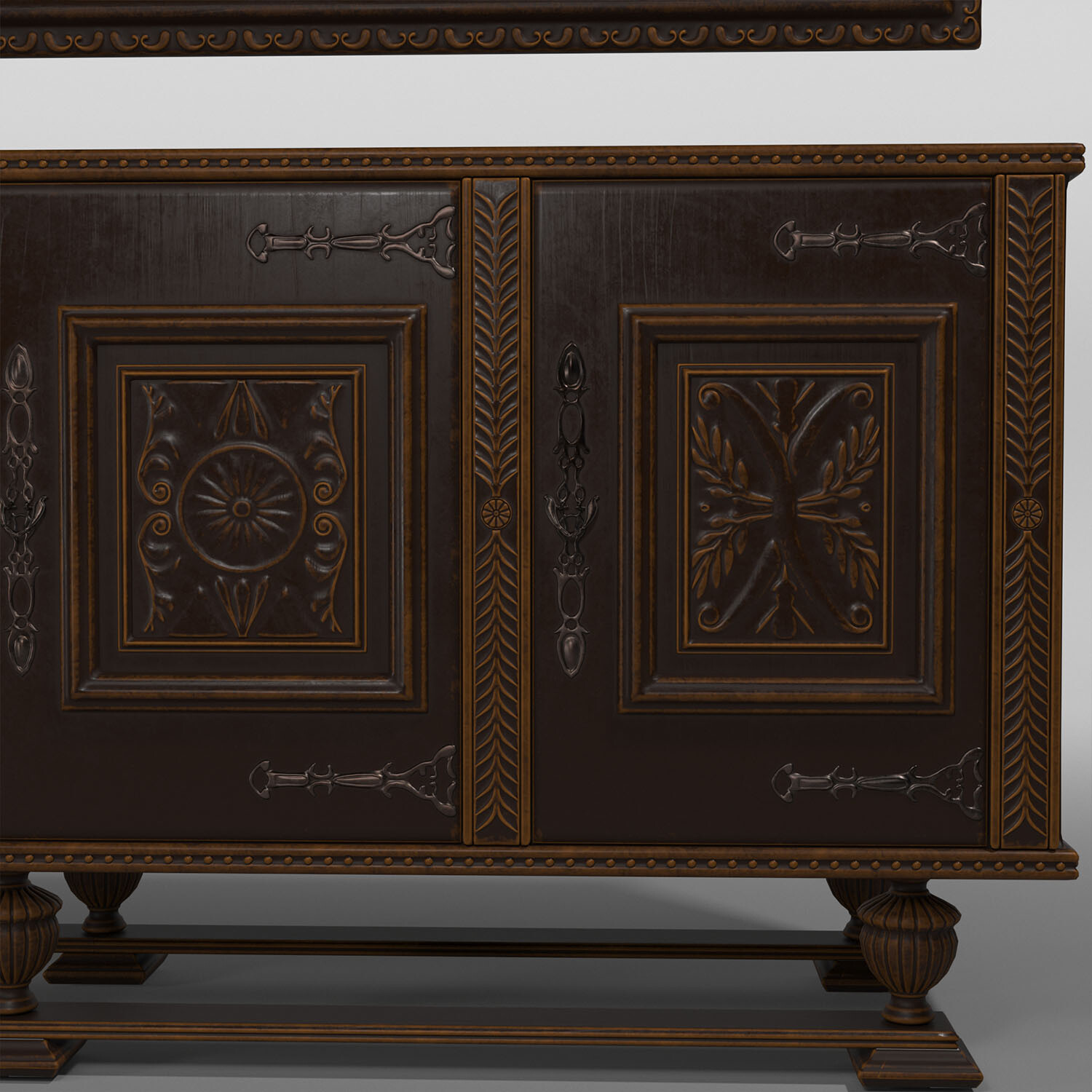 ArtStation - classic console table 3D model | Resources