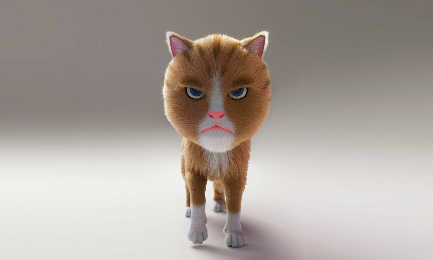 ArtStation - Cartoon Cat Rig In Maya | Game Assets