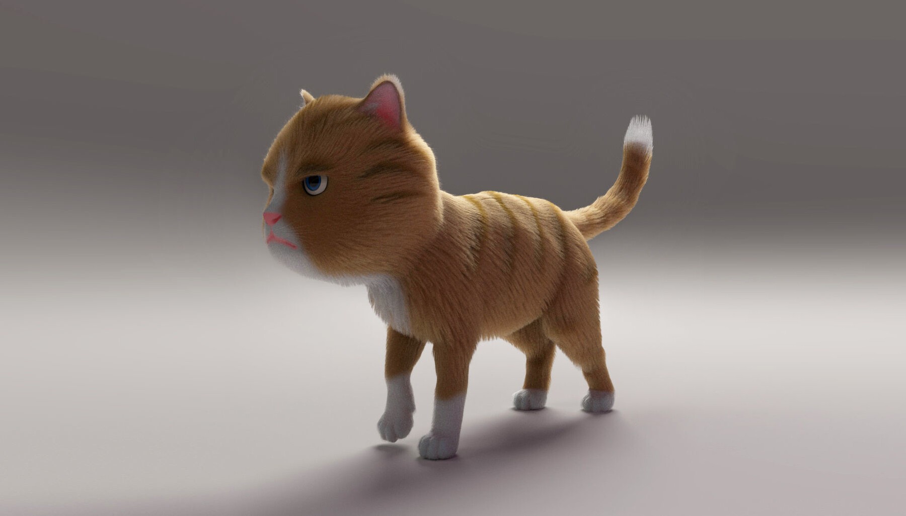 ArtStation - Cartoon Cat Rig In Maya | Game Assets