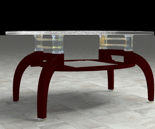 ArtStation - Teapoy Table TT1 | Resources