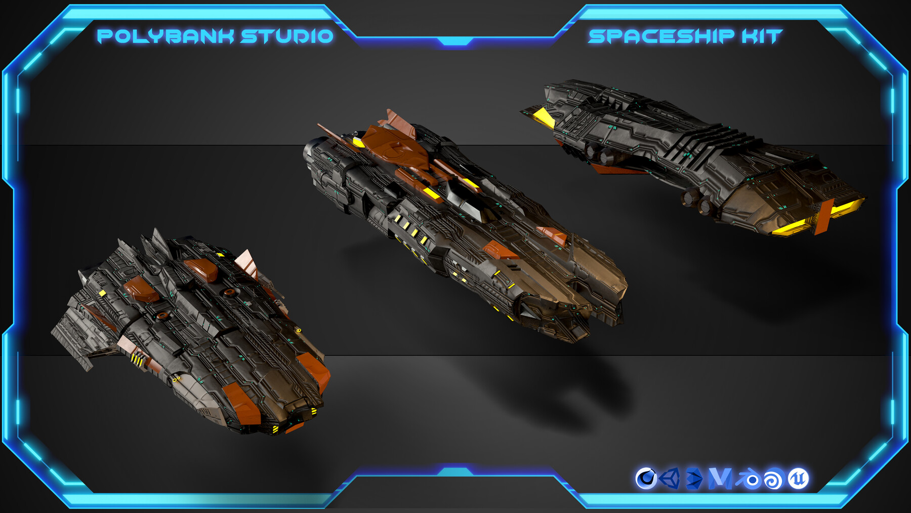 ArtStation - SpaceShips Mega Pack | Game Assets