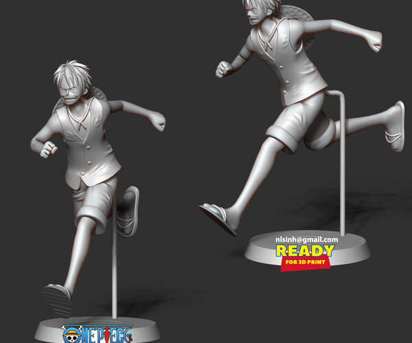 ArtStation - Luffy running | Resources