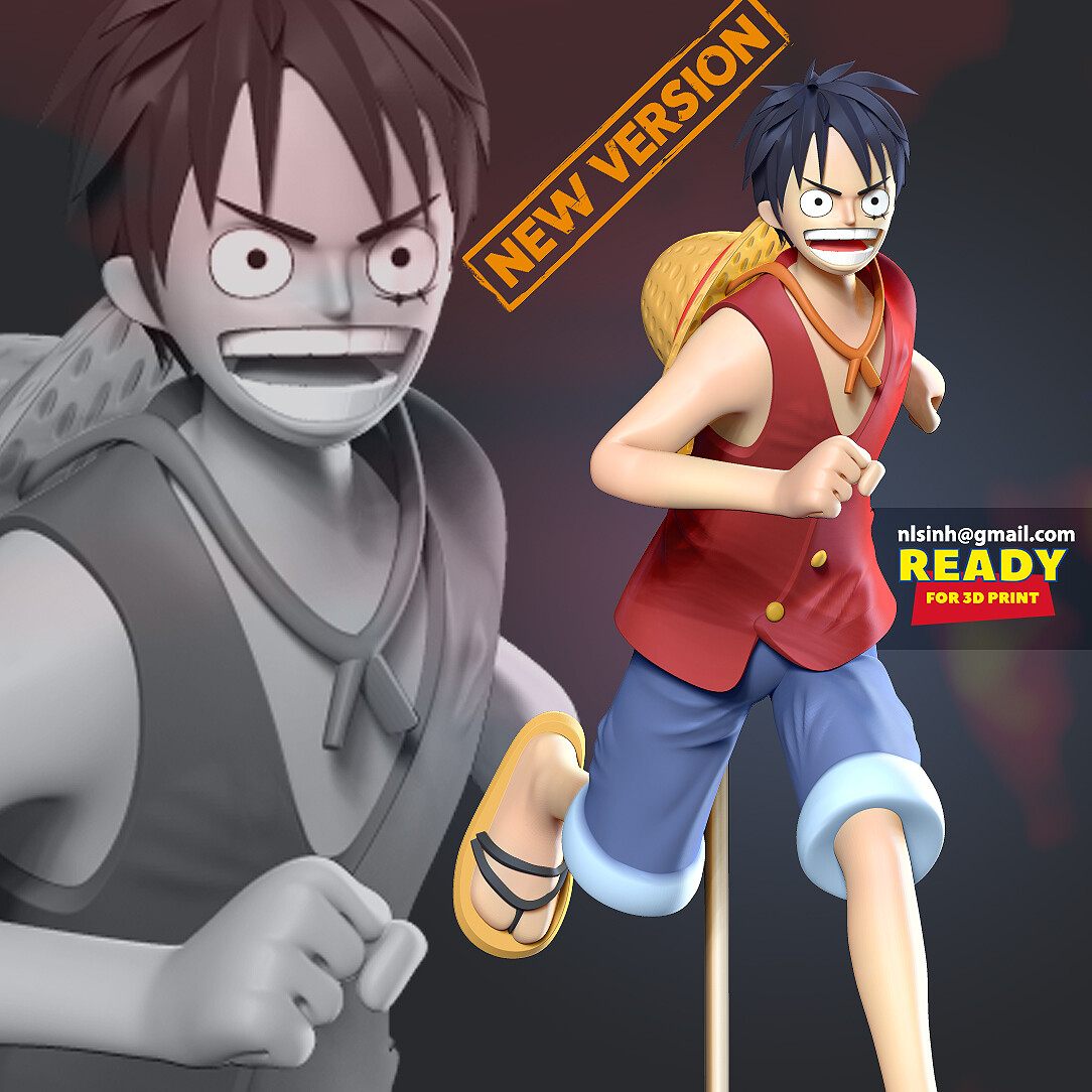 ArtStation - Luffy running | Resources