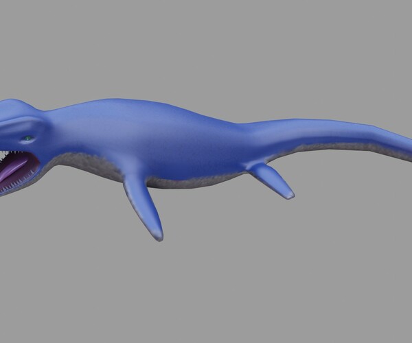 ArtStation - Mosasaurus Low Poly - Rigged | Game Assets