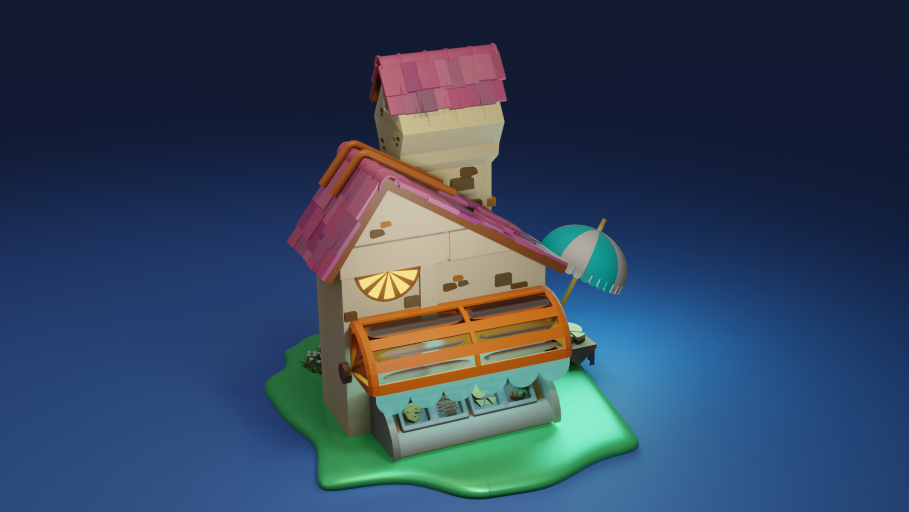 ArtStation - fantasy building collection cartoon | Game Assets