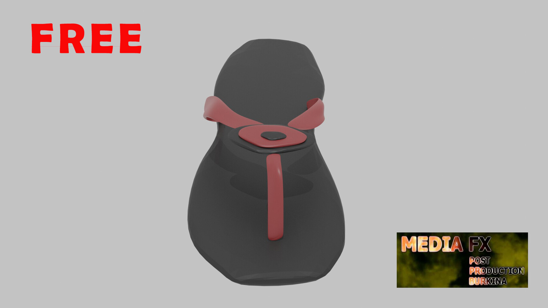 ArtStation - Traditional African red and black sandals. Free FBX File ...