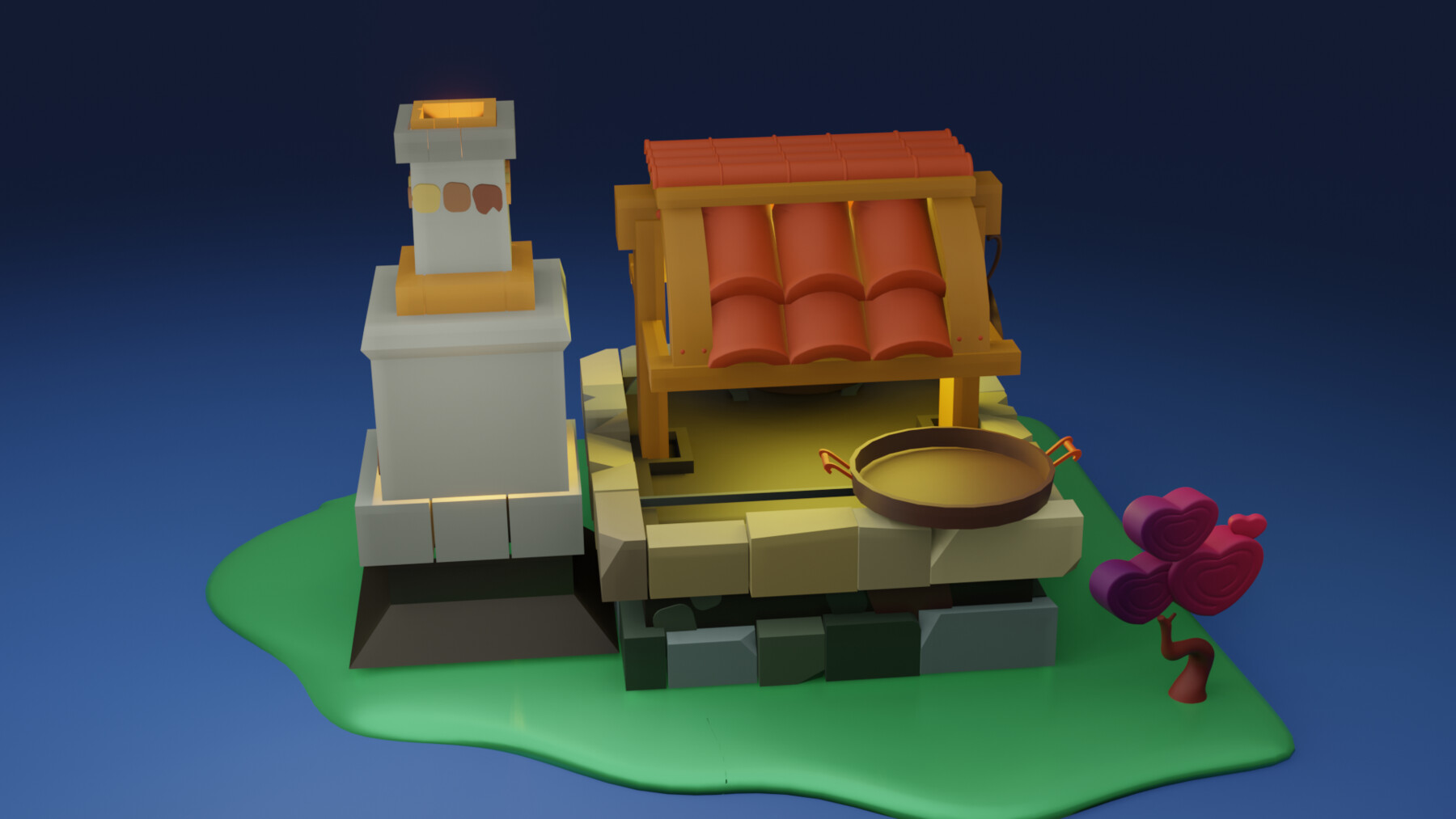 ArtStation - fantasy building collection cartoon | Game Assets