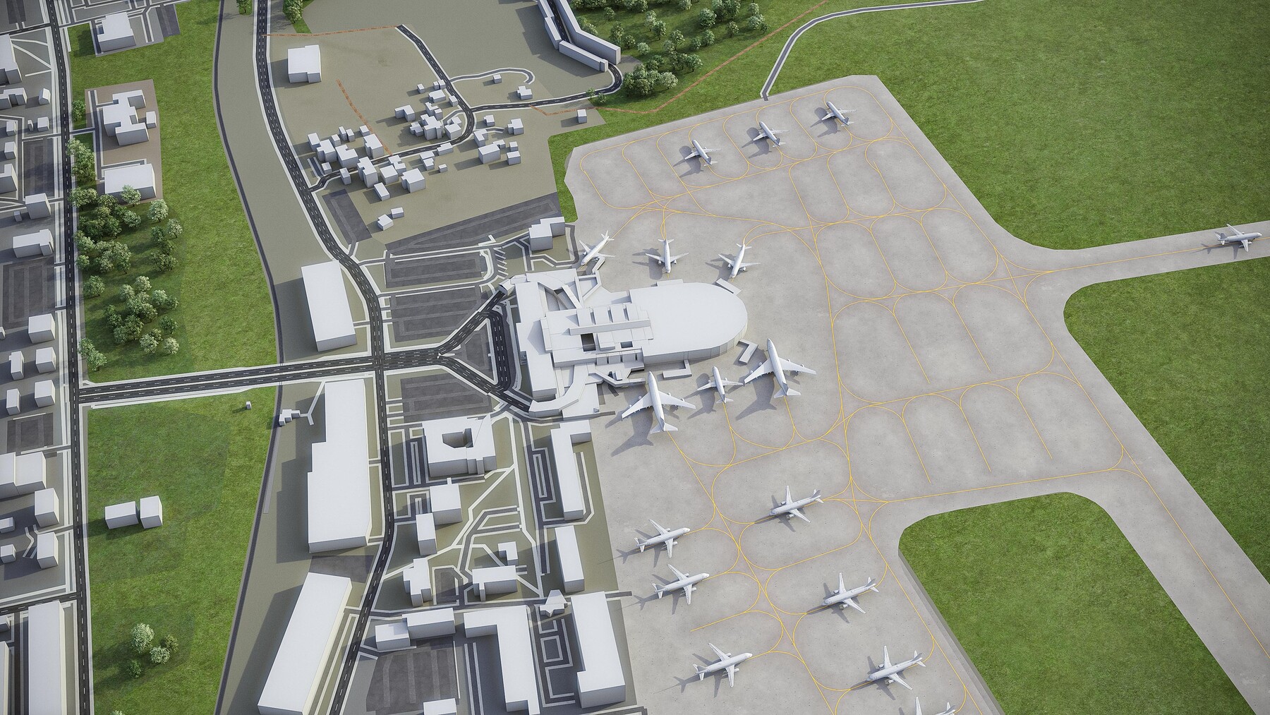 ArtStation - Vilnius - 3D city model | Resources