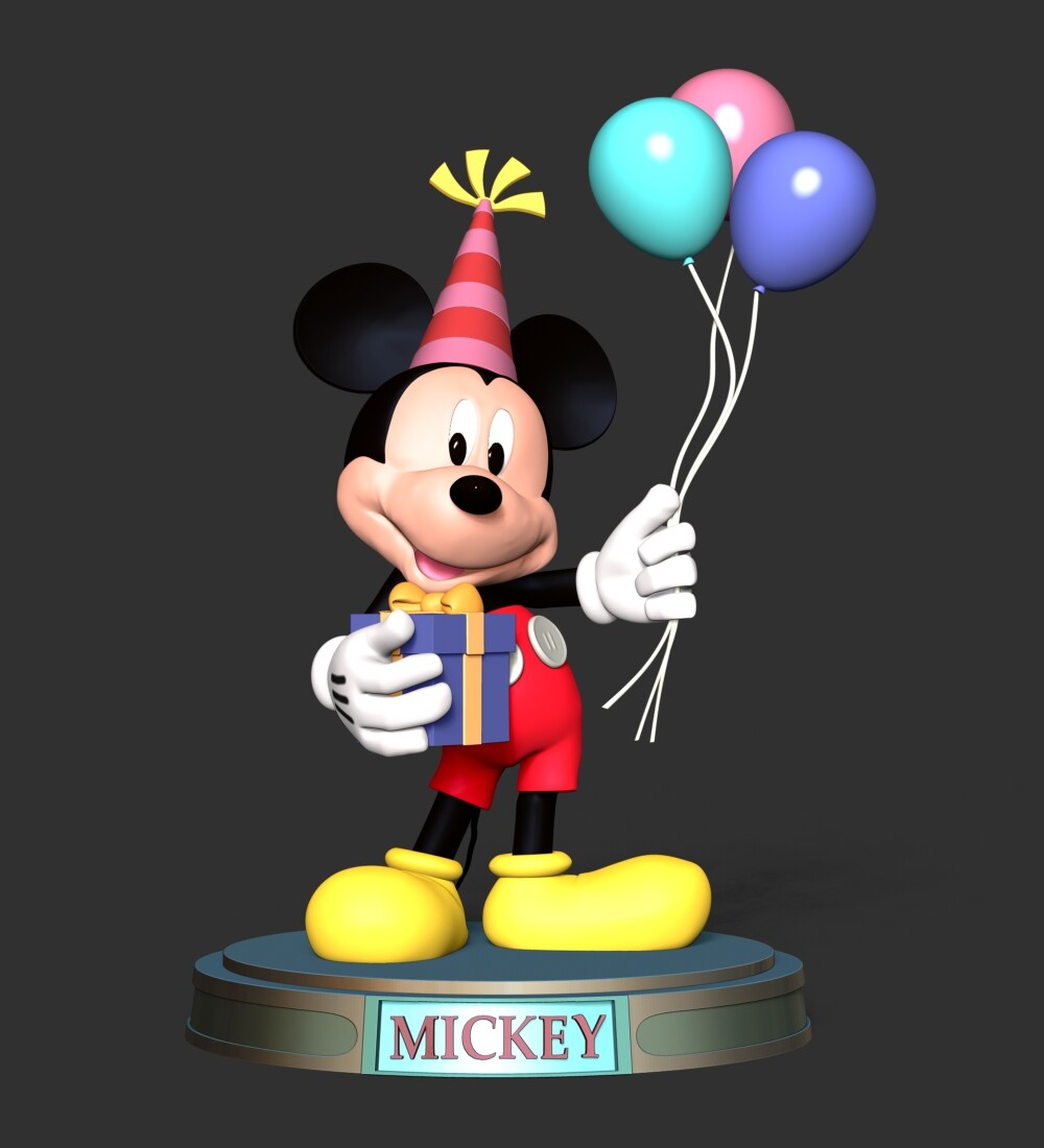 ArtStation - Mickey - Party | Resources