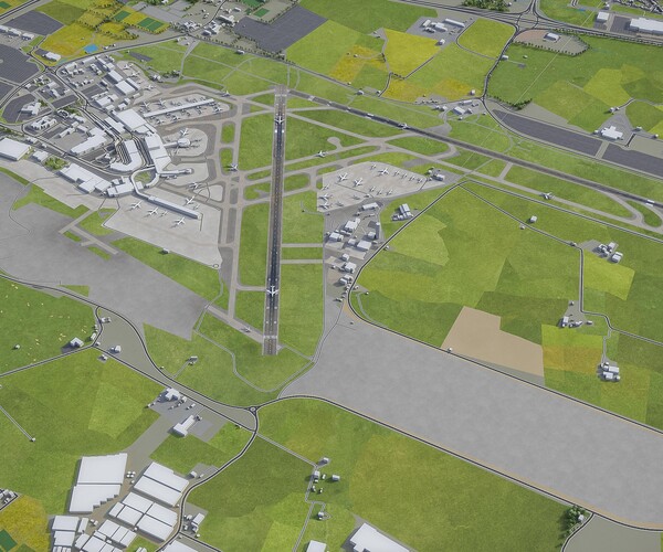 ArtStation - Dublin - 3D city model | Resources