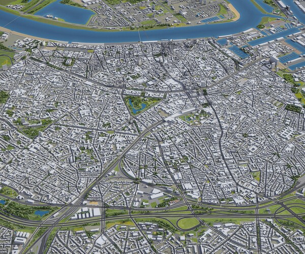 ArtStation - Antwerp - 3D city model | Resources