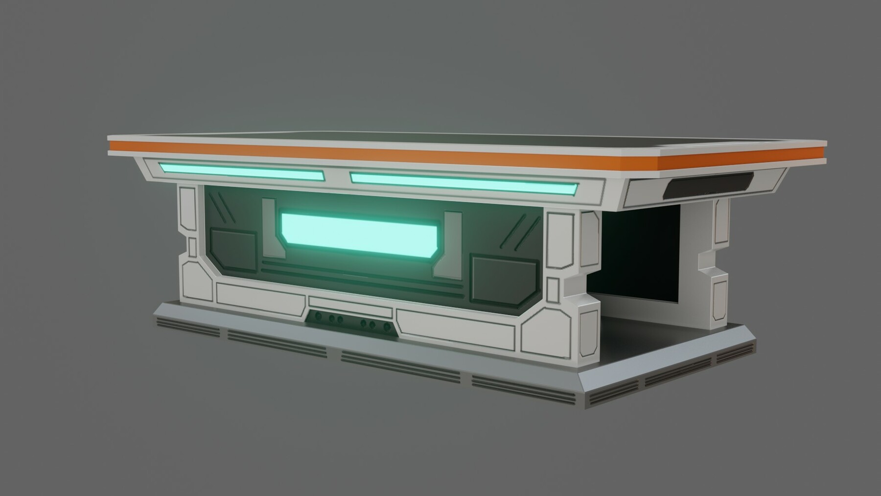 ArtStation - Sci-Fi Work Bench - Low Poly - Game Ready - PBR | Game Assets
