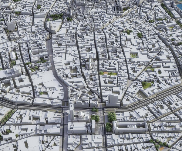 ArtStation - Antwerp - 3D city model | Resources