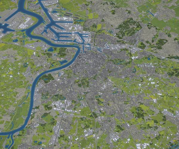 ArtStation - Antwerp - 3D city model | Resources