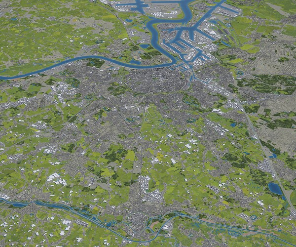 ArtStation - Antwerp - 3D city model | Resources