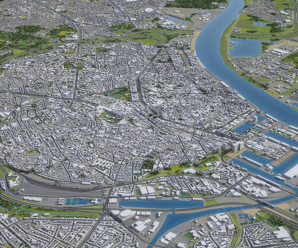 ArtStation - Antwerp - 3D city model | Resources