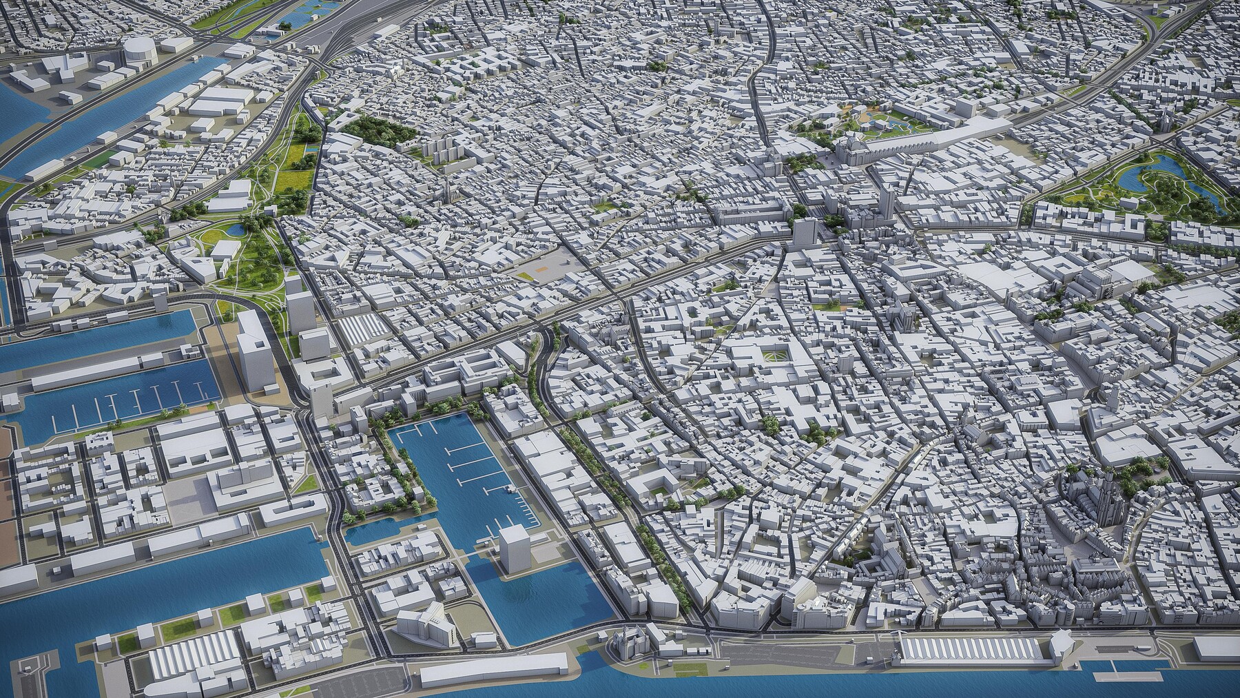 ArtStation - Antwerp - 3D city model | Resources
