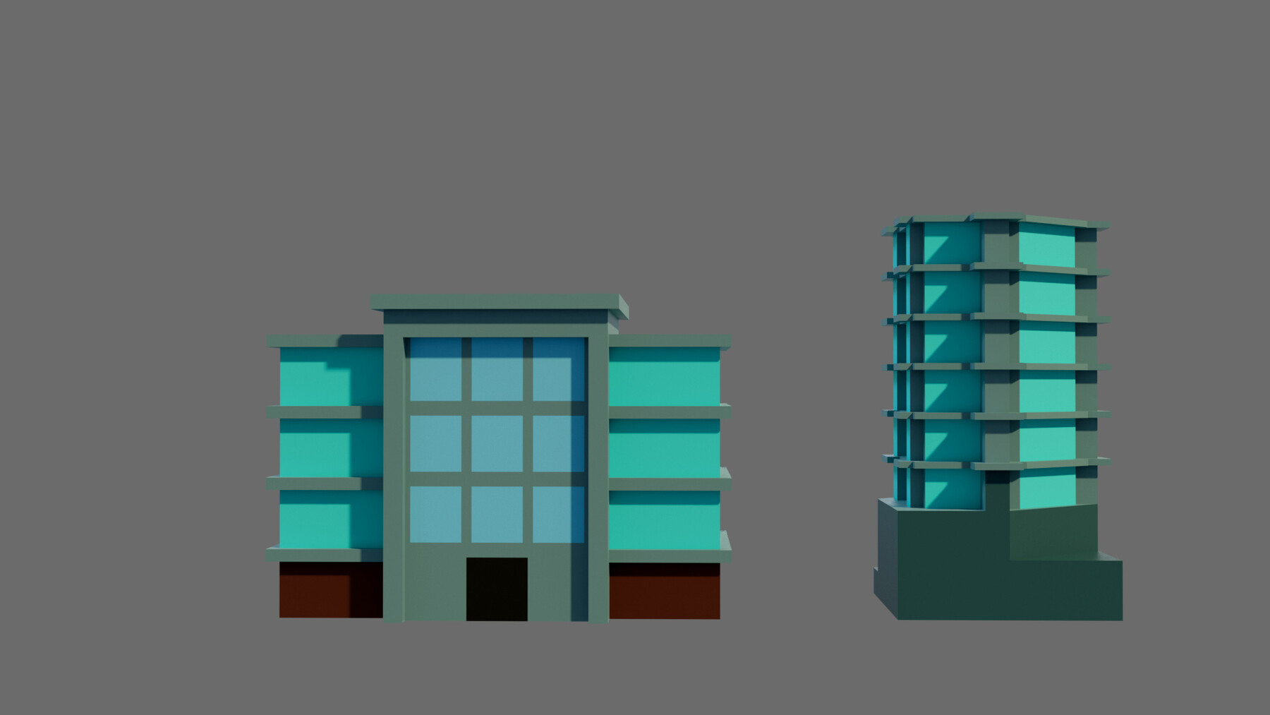 ArtStation - Low poly airport | Game Assets